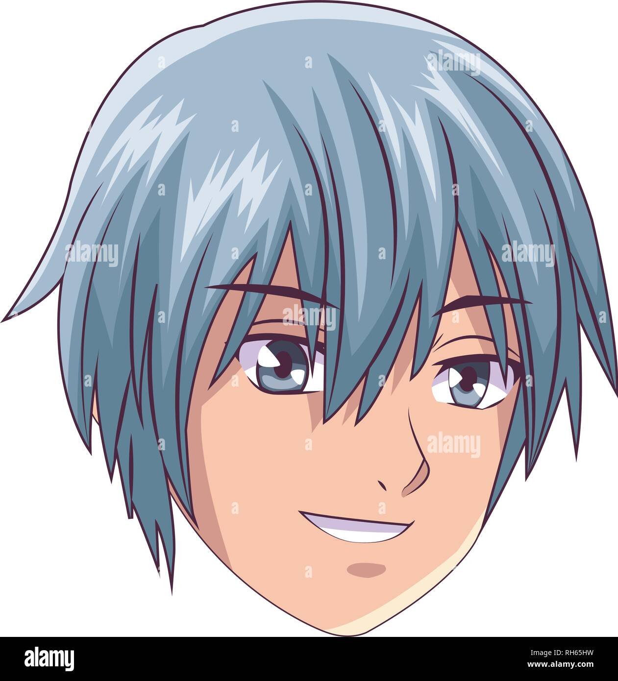 anime manga man Stock Vector Image & Art - Alamy