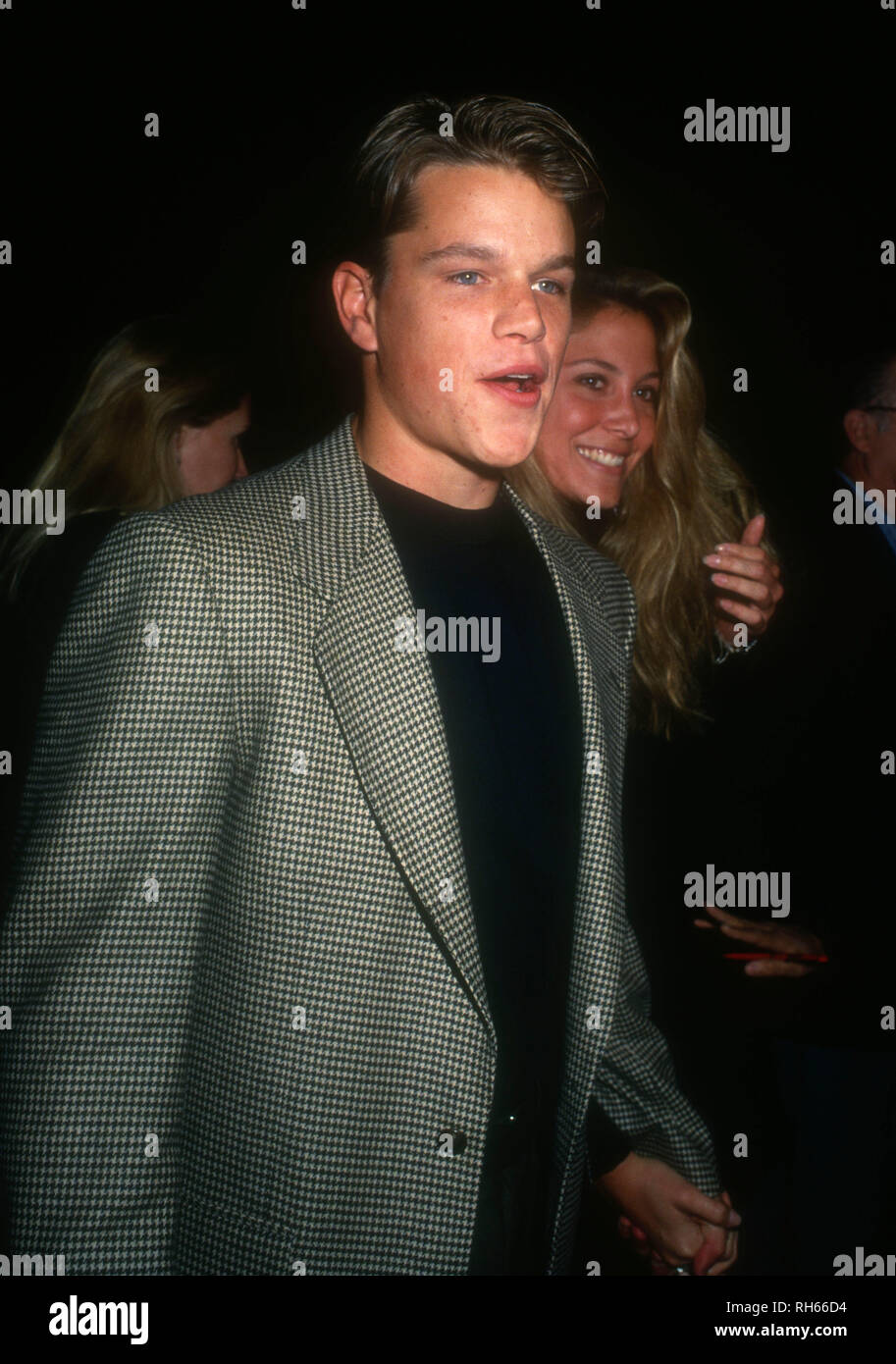 BEVERLY HILLS, CA - NOVEMBER 2: Actor Matt Damon and Skylar Satenstein ...
