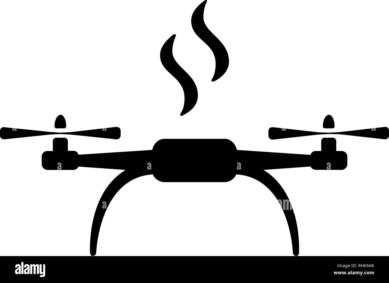 Vector drone icon. Modern, simple flat vector illustration for web site ...