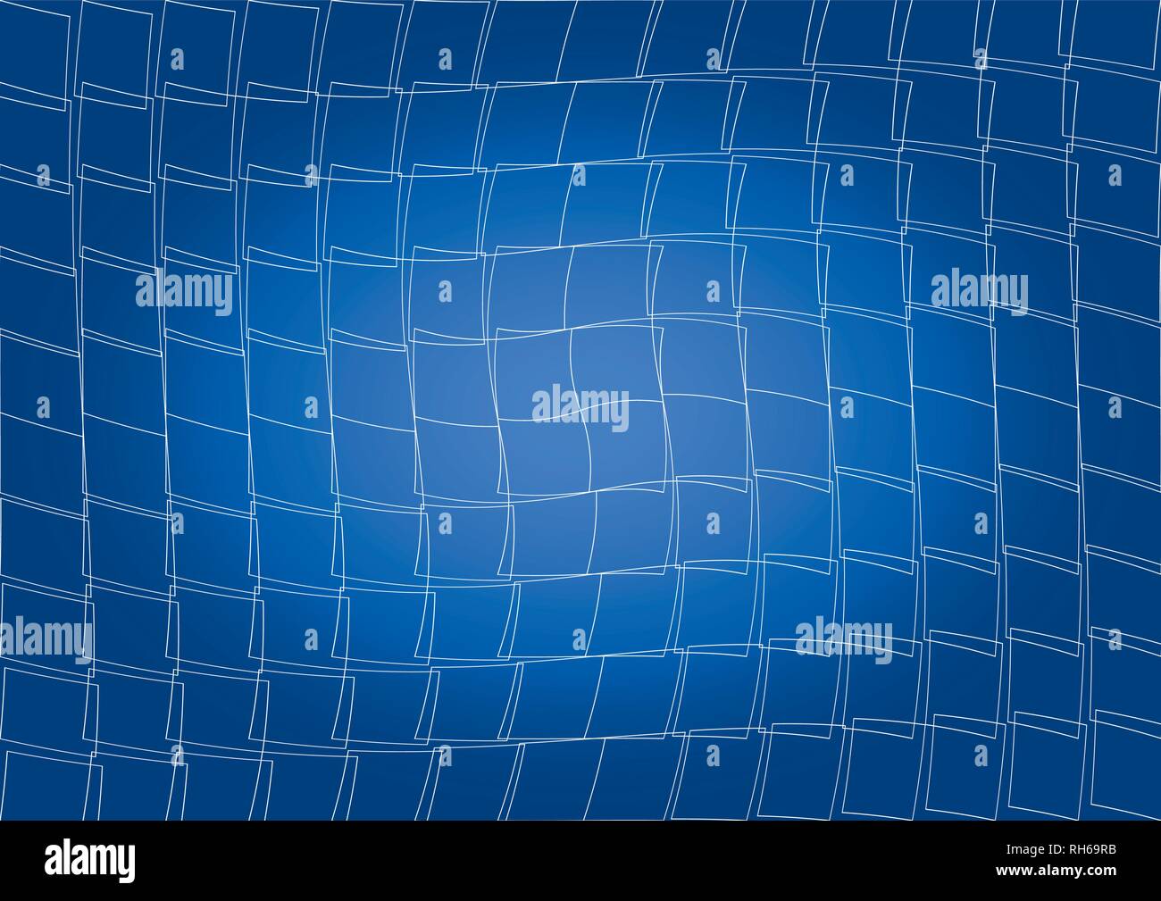 Blue vector abstract geometric gradient background with crossing radial ...