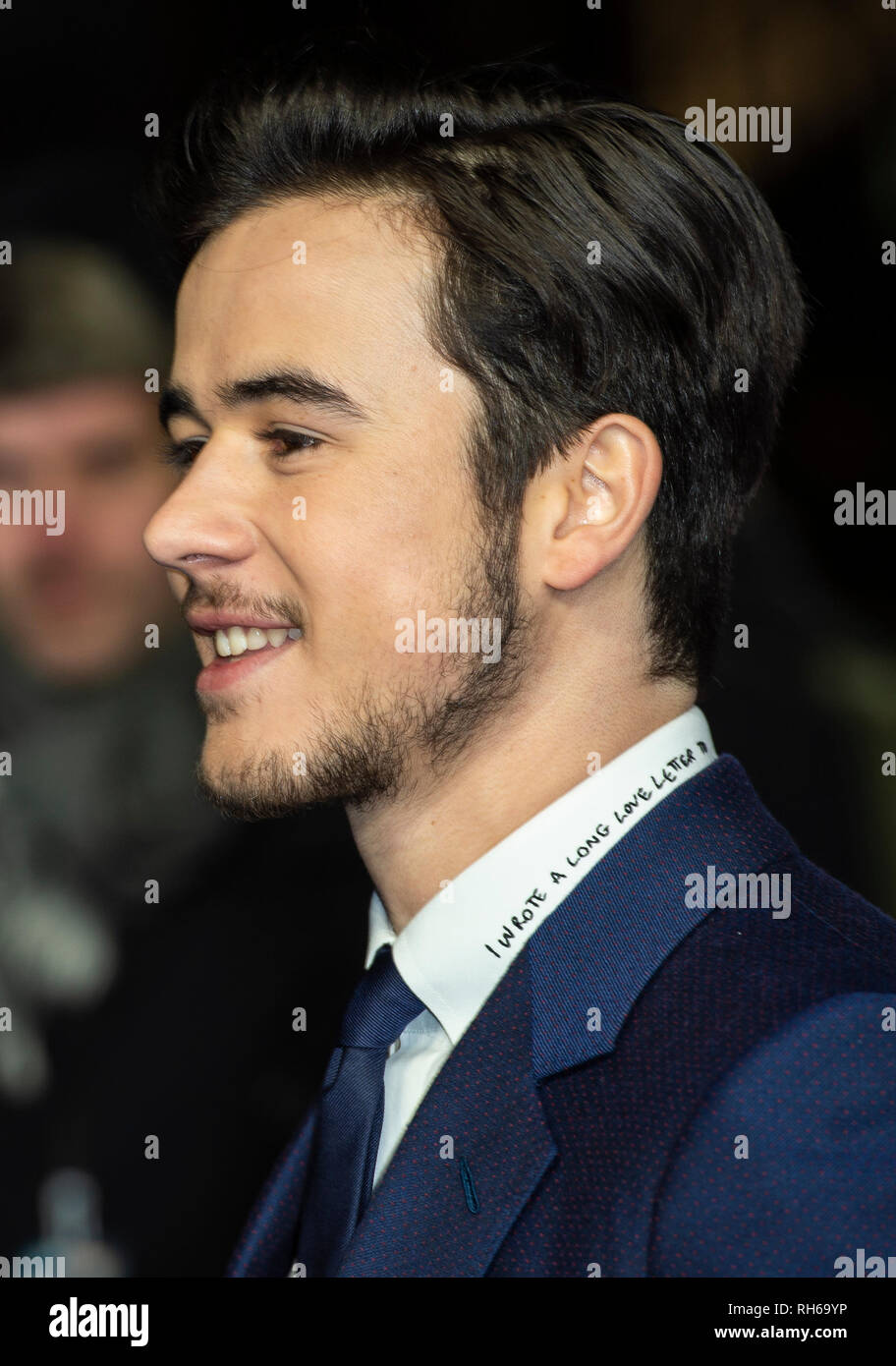 Keean Johnson attends the World Premiere of 'Alita: Battle Angel' at ...