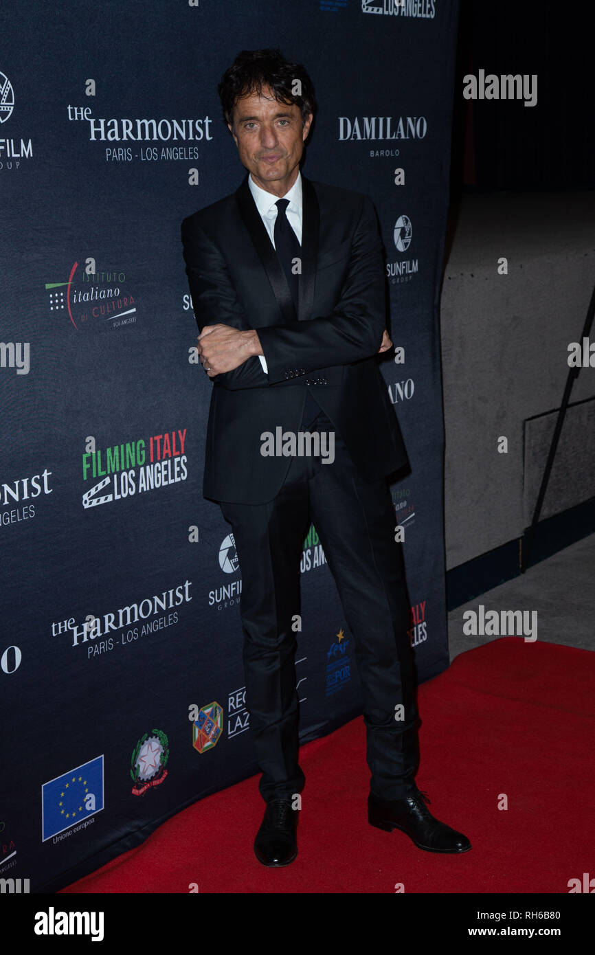 Los Angeles, USA. 30th Jan, 2019. Giulio Base attends the Filming Italy ...