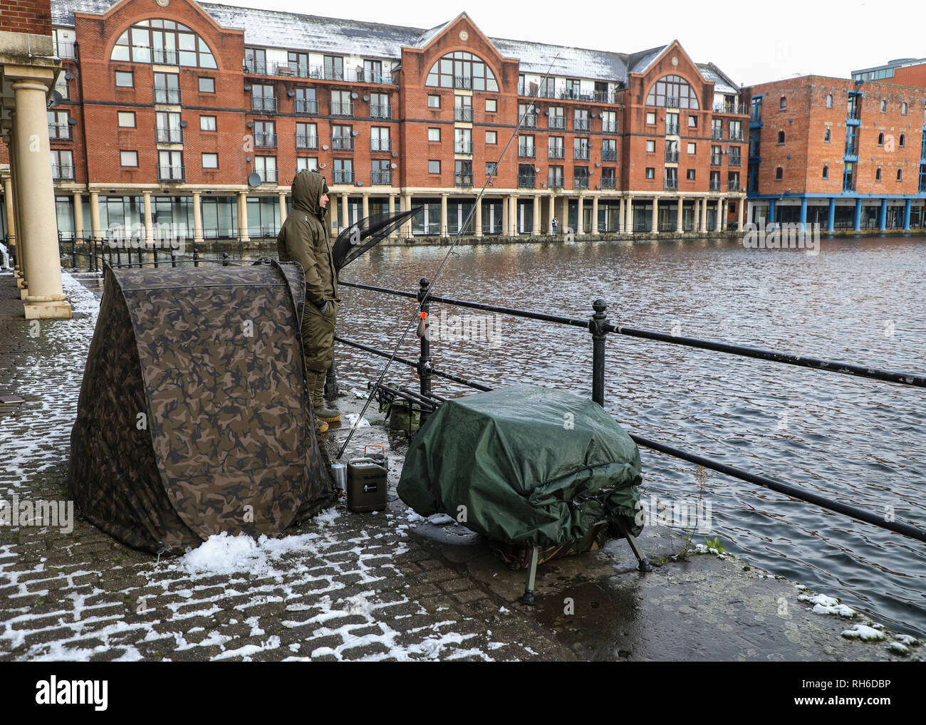 East Bute Dock, Atlantic Wharf, Cardiff, Wales. 1st February 2019 ...