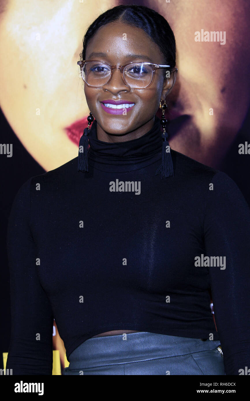Los Angeles, CA, USA. 30th Jan, 2019. LOS ANGELES - JAN 30: Nia Batts ...
