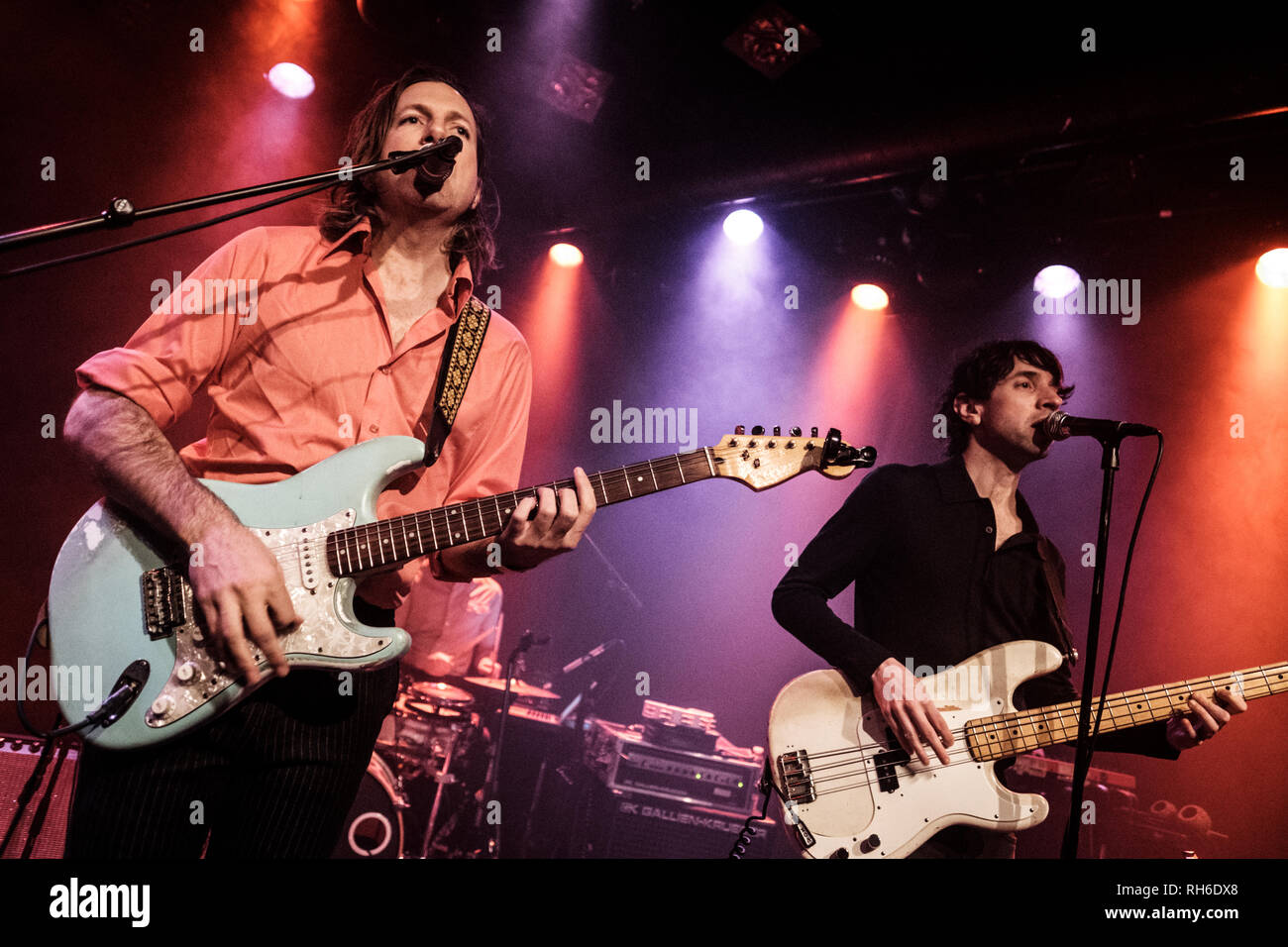 Denmark, Copenhagen - January 31, 2019. The American band Poolside ...