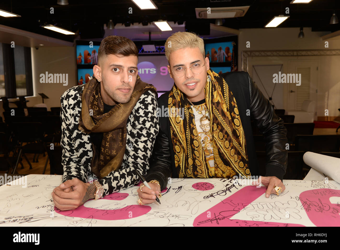Hollywood, FL, USA. 31st Jan, 2019. Liraz Russo aka Static and Ben El ...