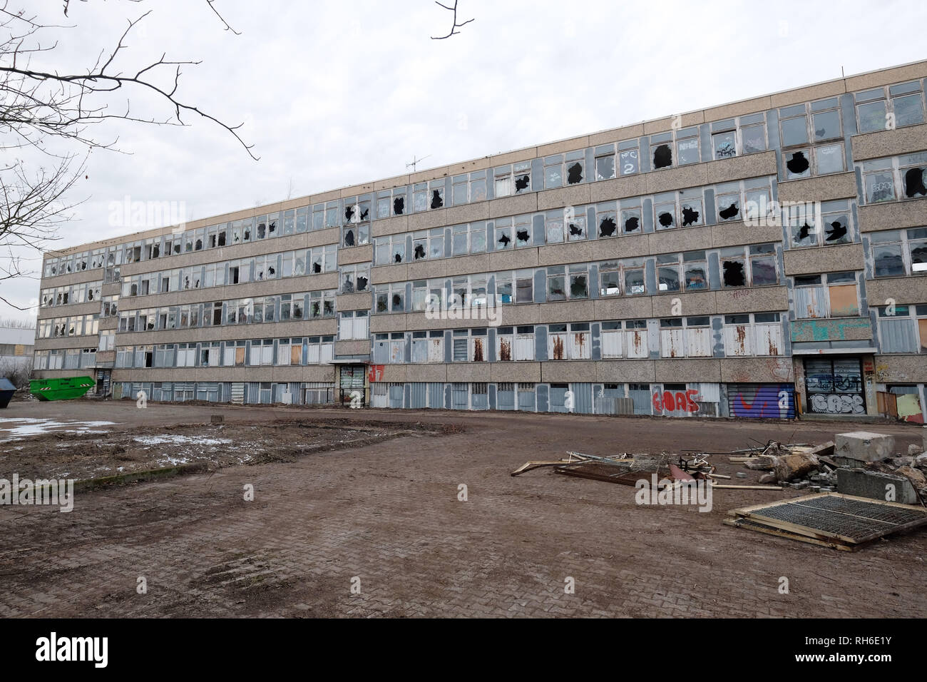Building demolition leipzig germany hi-res stock photography and images ...