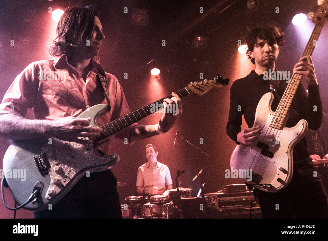 Denmark, Copenhagen - January 31, 2019. The American band Poolside ...