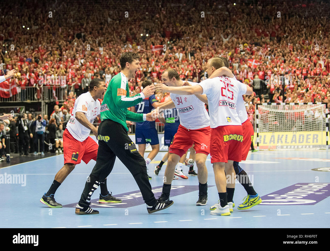 final jubilation DEN, left to right Mads Mensah LARSEN (DEN ...