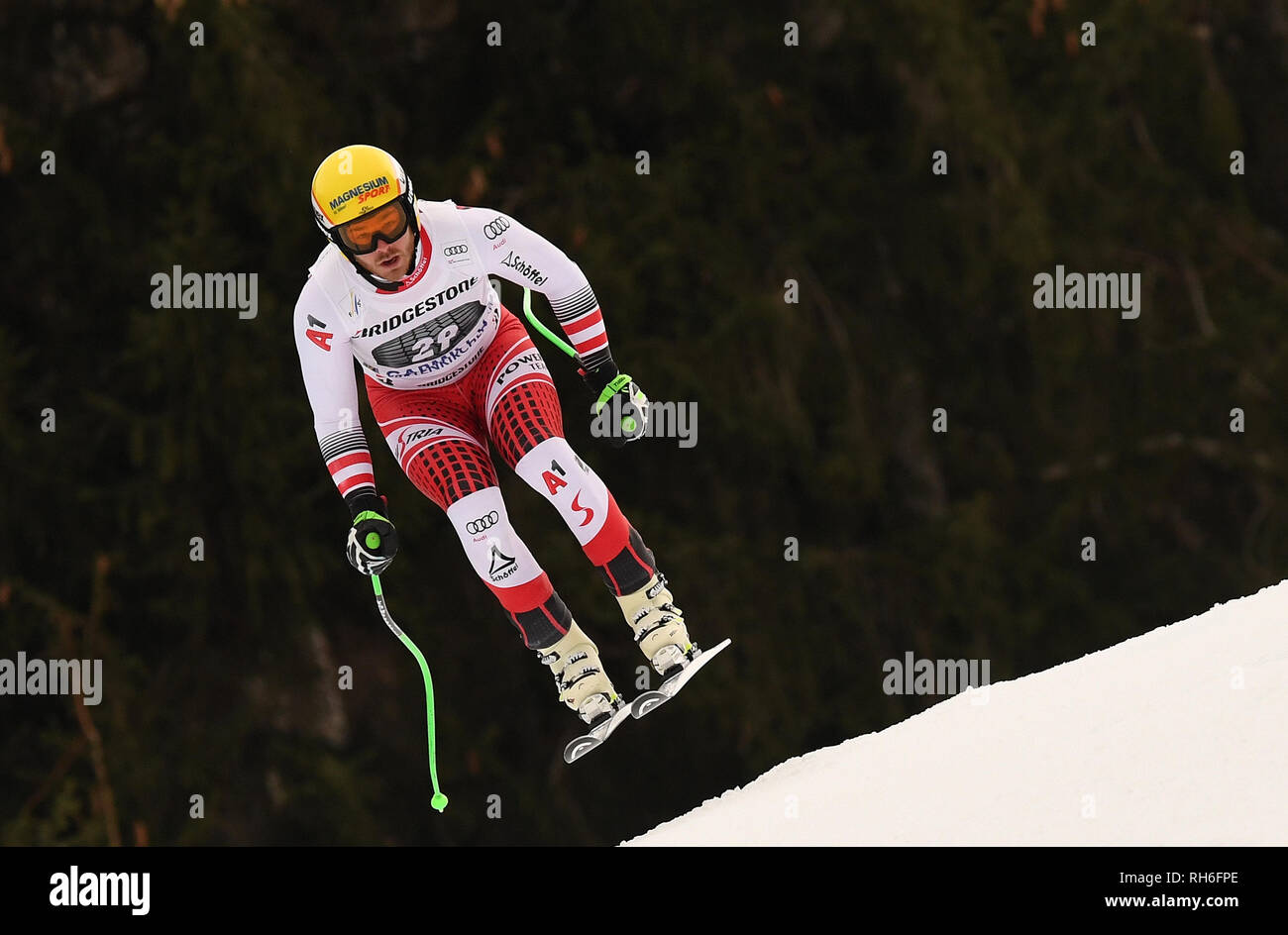 Garmisch Partenkirchen, Germany. 01st Feb, 2019. Alpine skiing, World ...