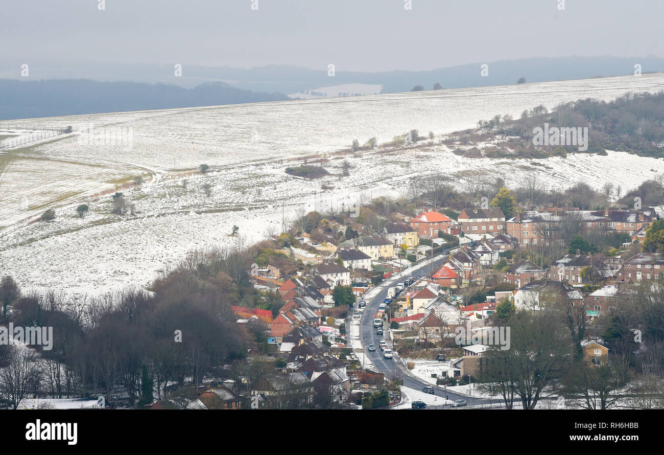 Brighton snow rooftop hi-res stock photography and images - Alamy