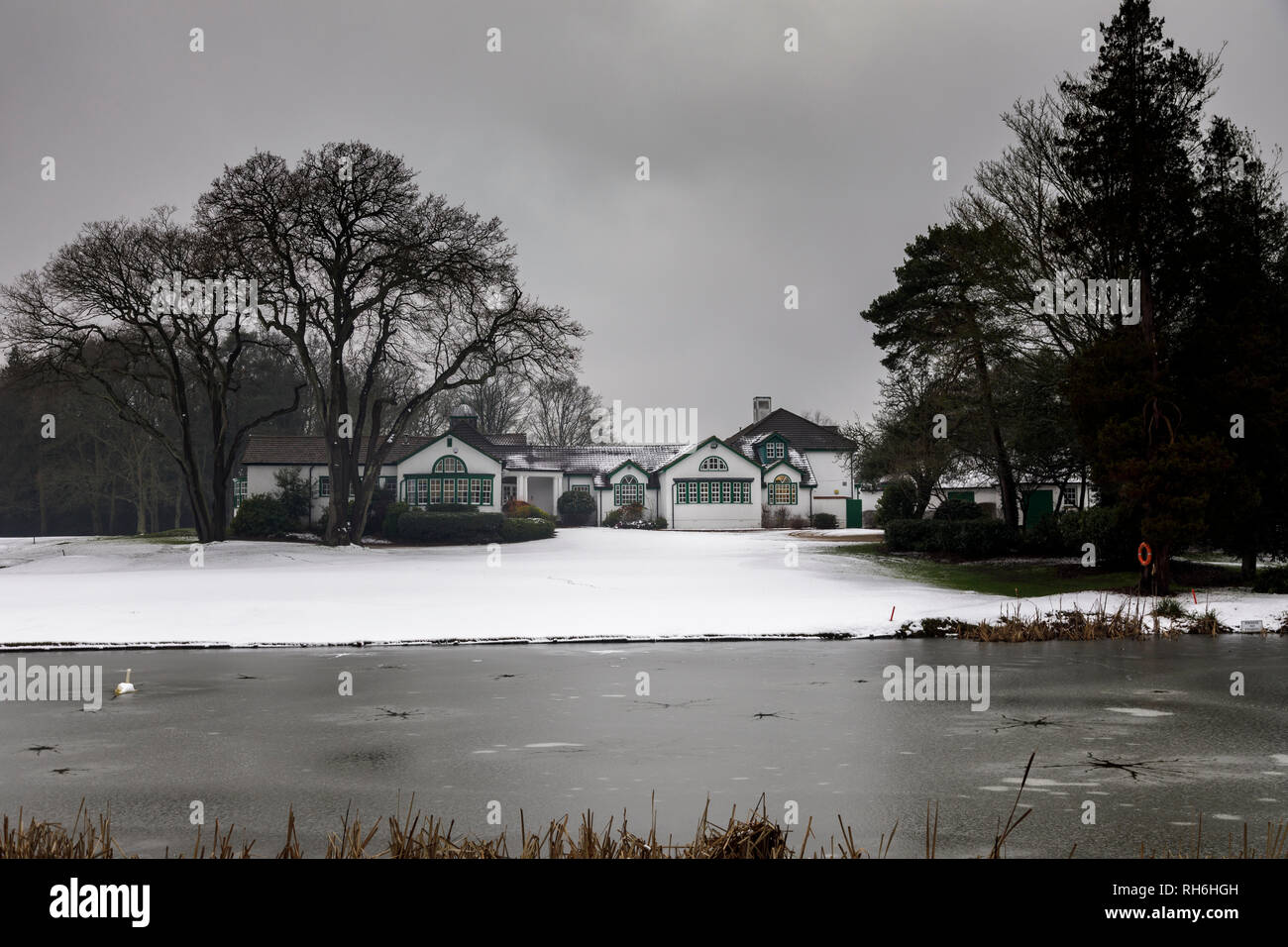 Woking, Surrey, south-east England, UK, 01st February 2019. After a ...