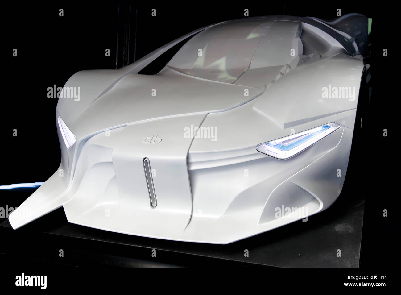 Paris, France. 31st Jan, 2019. The DB Car in tribute to David Bowie ...