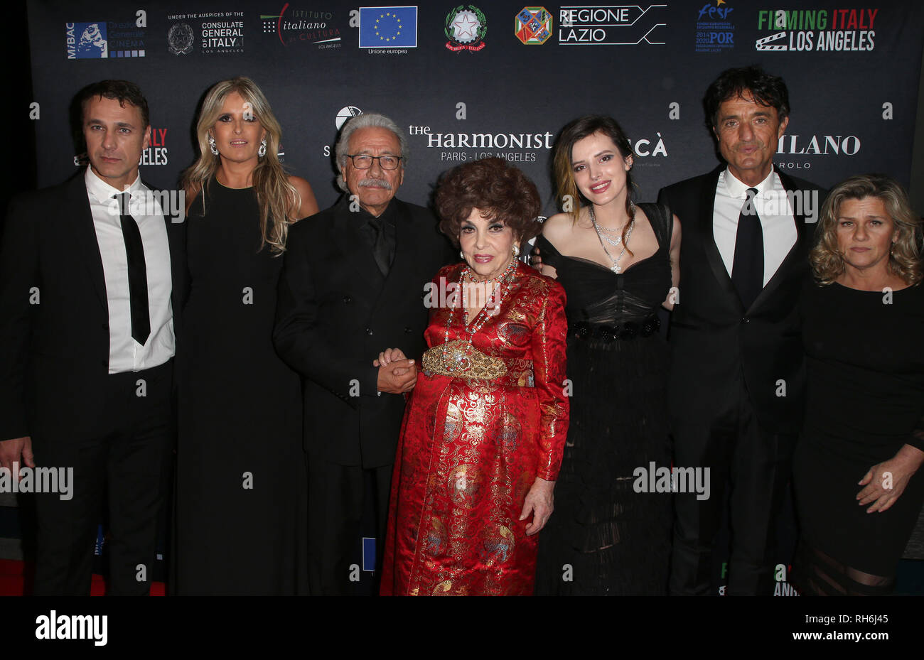 Los Angeles, Ca, USA. 31st Jan, 2019. Raoul Bova, Tiziana Rocca, Edward ...