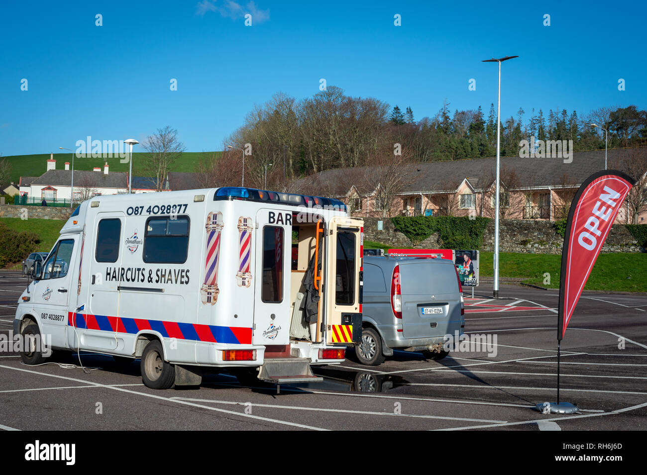 Barber shop van hi-res stock photography and images - Alamy