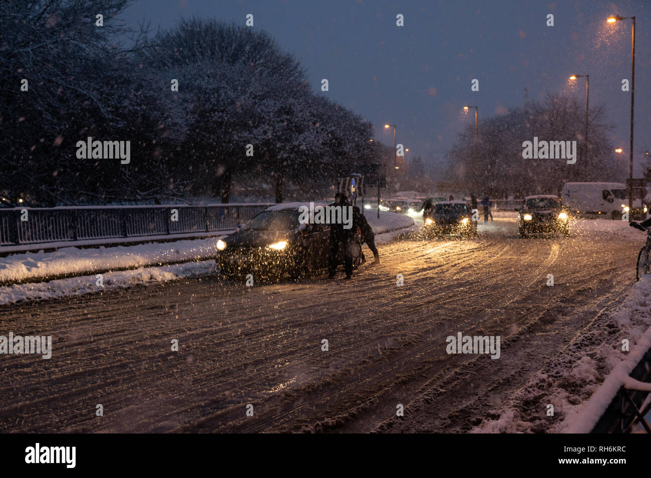 Brighton hill roundabout hi-res stock photography and images - Alamy