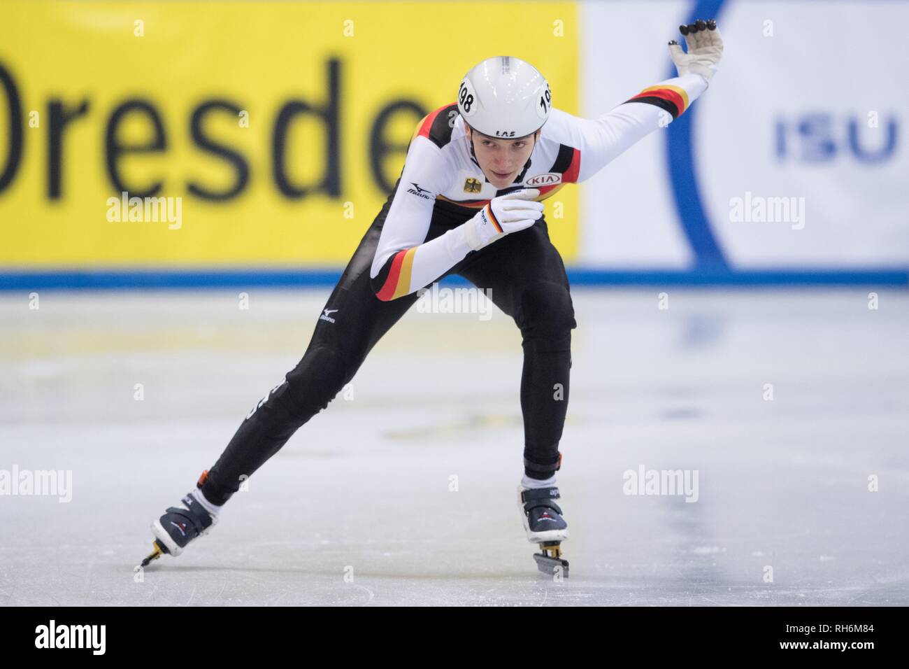 1st February 2019, Dresden, Saxony, Germany; World Short Track Speed ...