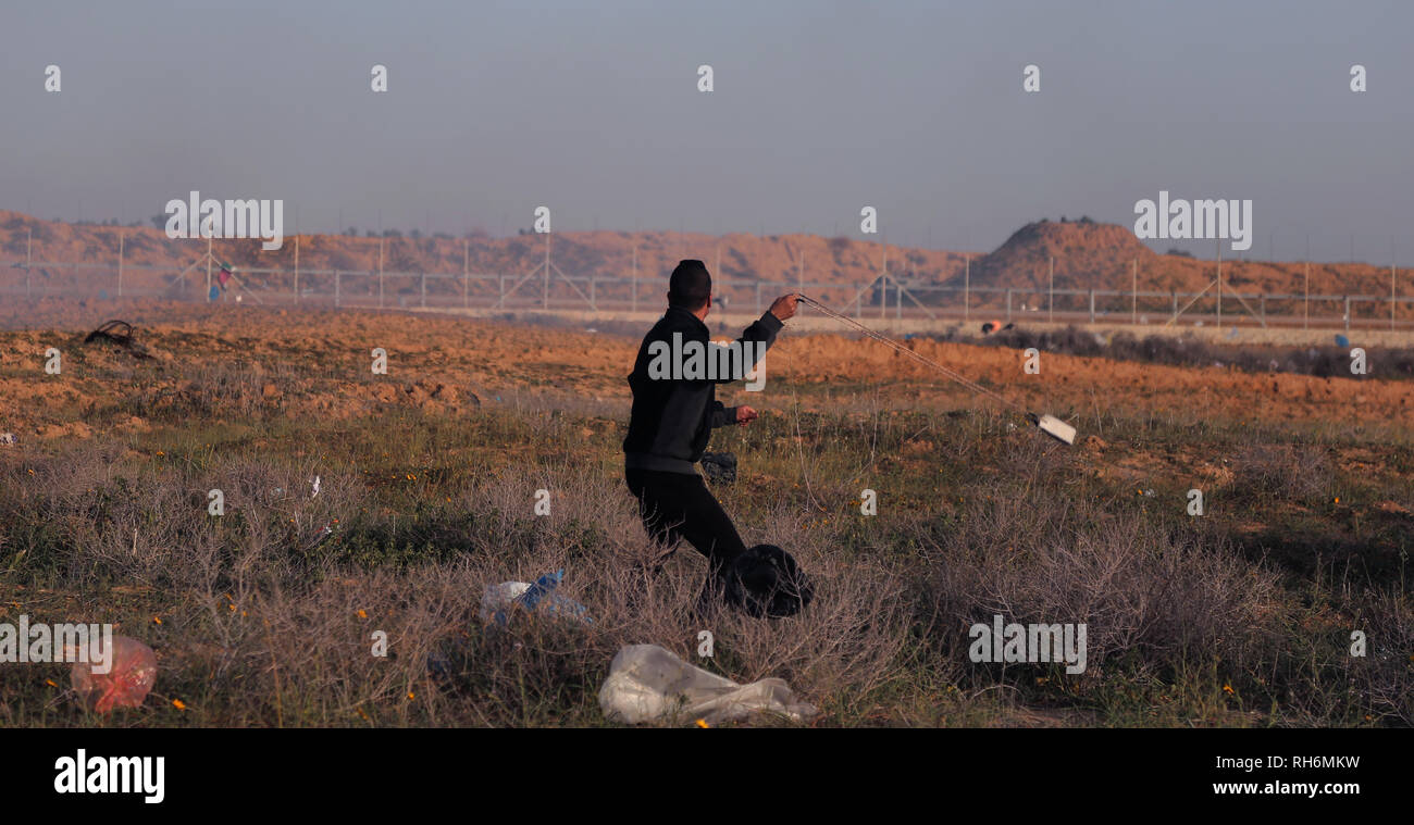February 1, 2019 - Gaza, ???? ???????/????, Palestine - A Palestinian ...
