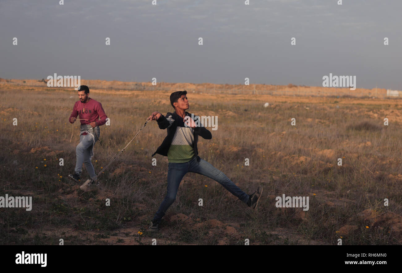 February 1, 2019 - Gaza, ???? ???????/????, Palestine - A Palestinian ...