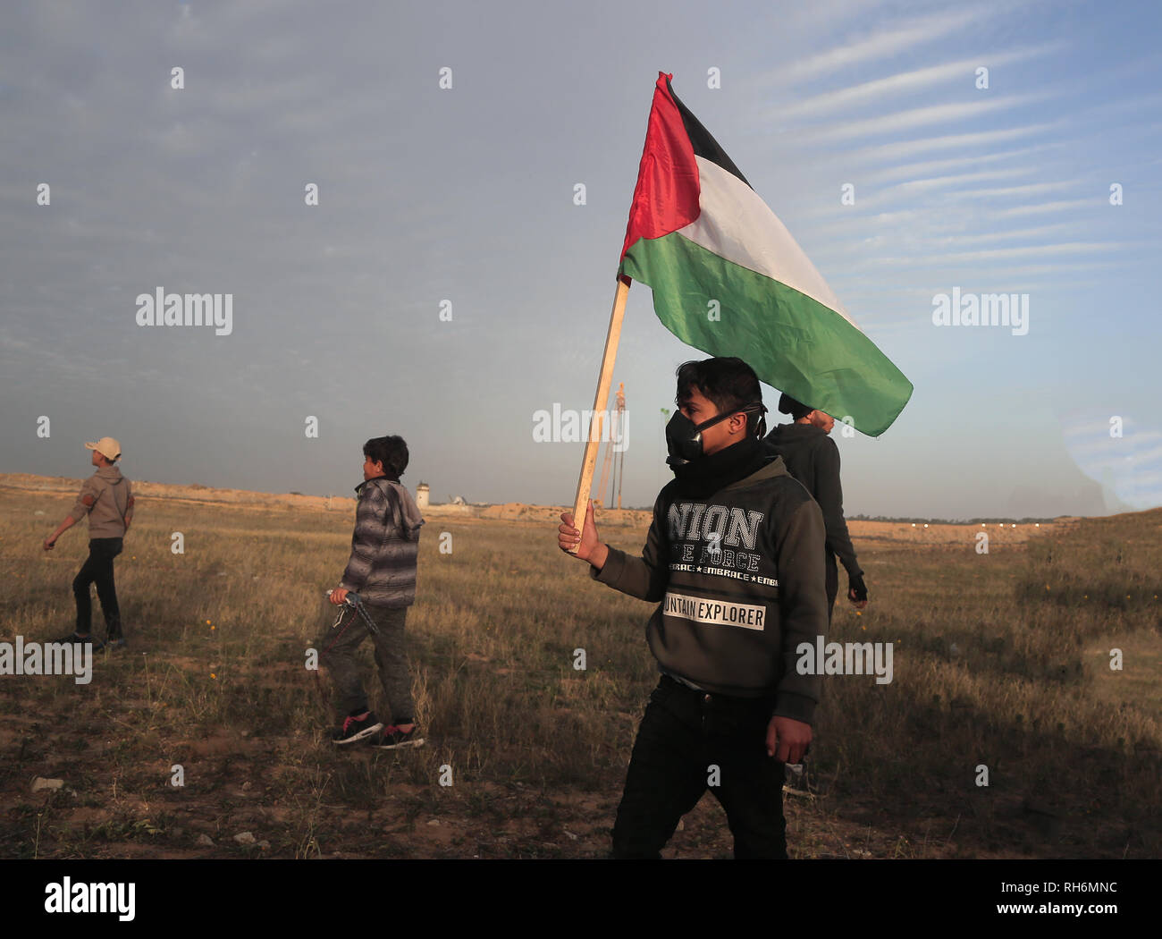 February 1, 2019 - Gaza, ???? ???????/????, Palestine - A Palestinian ...