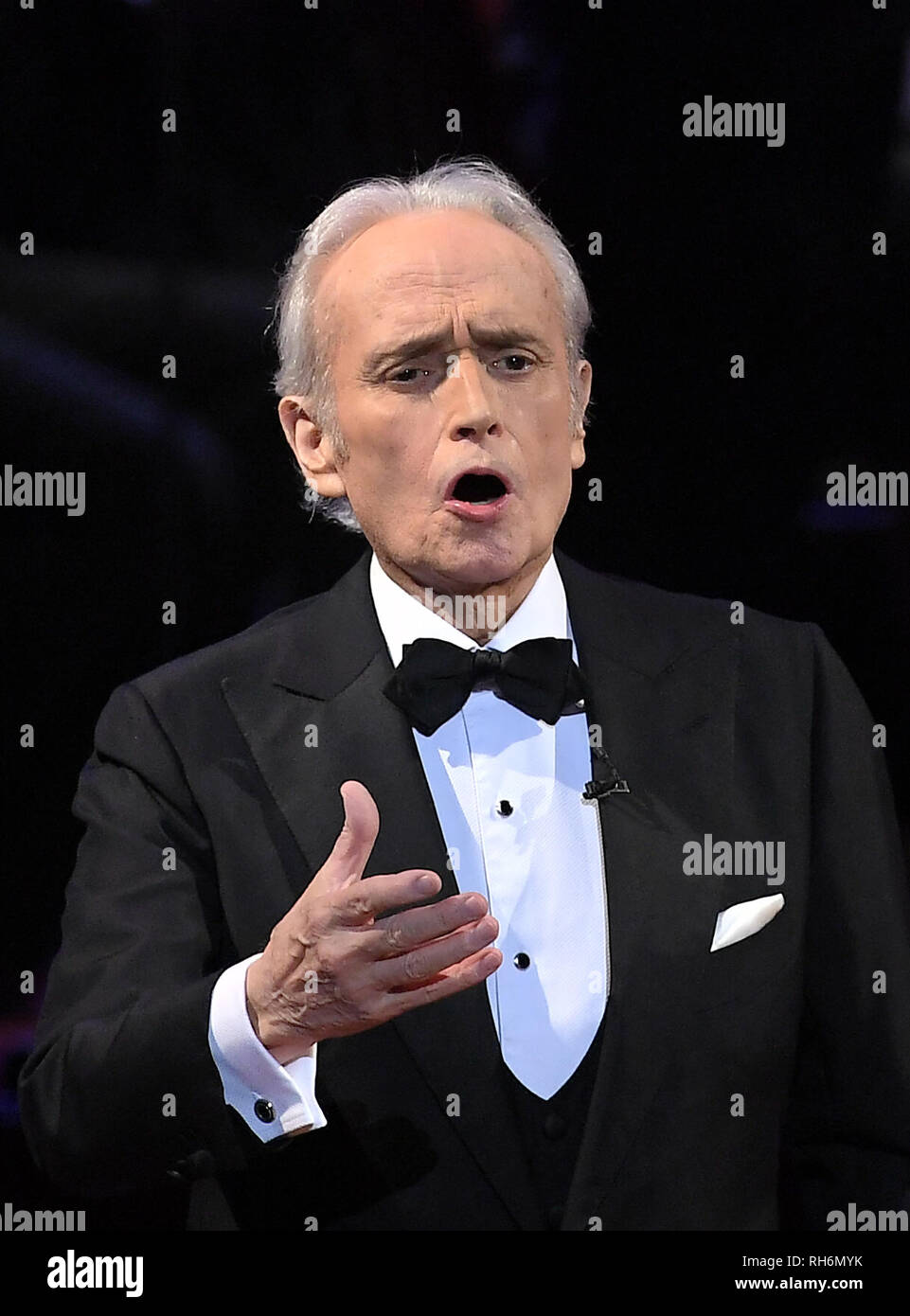 Dresden, Germany. 01st Feb, 2019. The singer Jose Carreras at the 14th ...