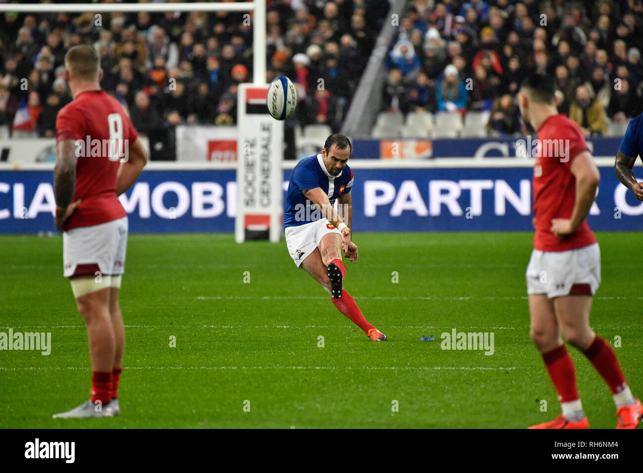 February 1st 2019, St Denis, Paris, France: 6 Nations rugby tournament ...