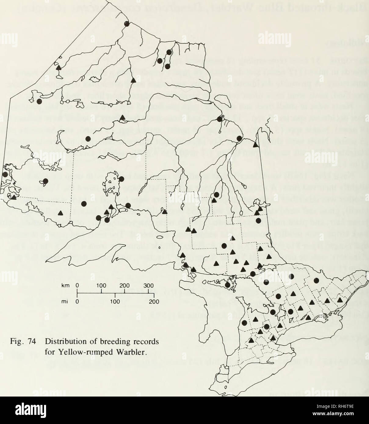 . Breeding birds of Ontario : nidiology and distribution. Birds; Birds ...