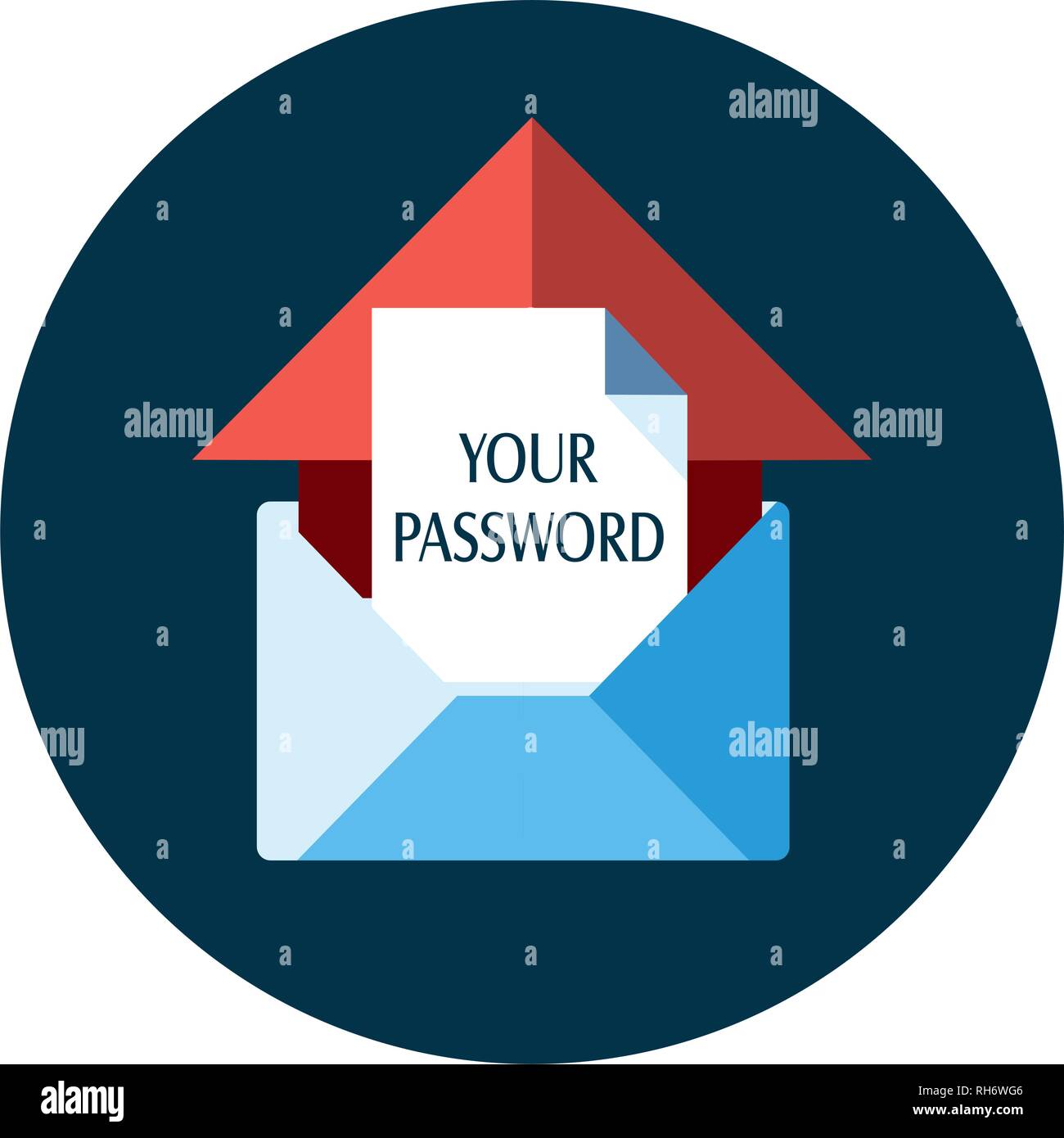 Password post it Stock Vector Images - Alamy