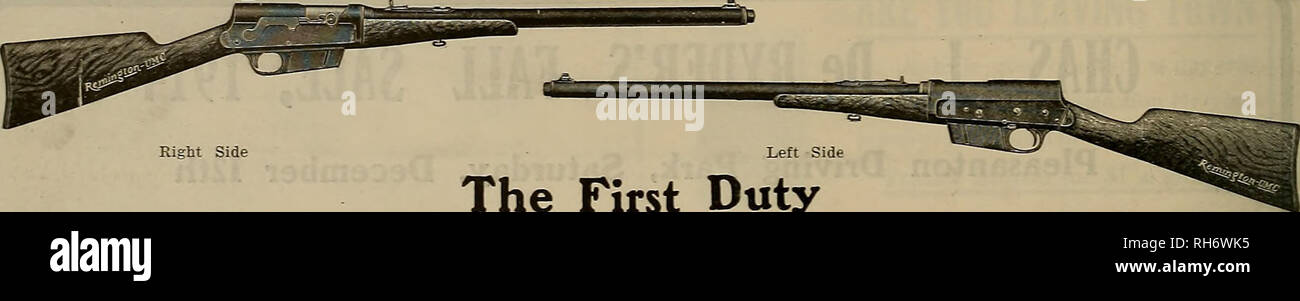 . Breeder and sportsman. Horses. Right Side The First Duty of Big Game ...