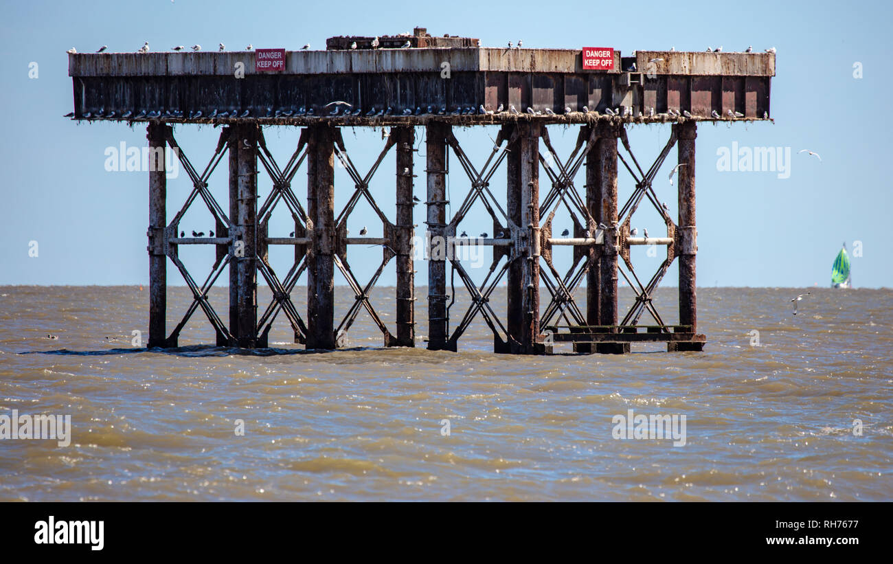 The Platforms at Sea Stock Photo - Alamy