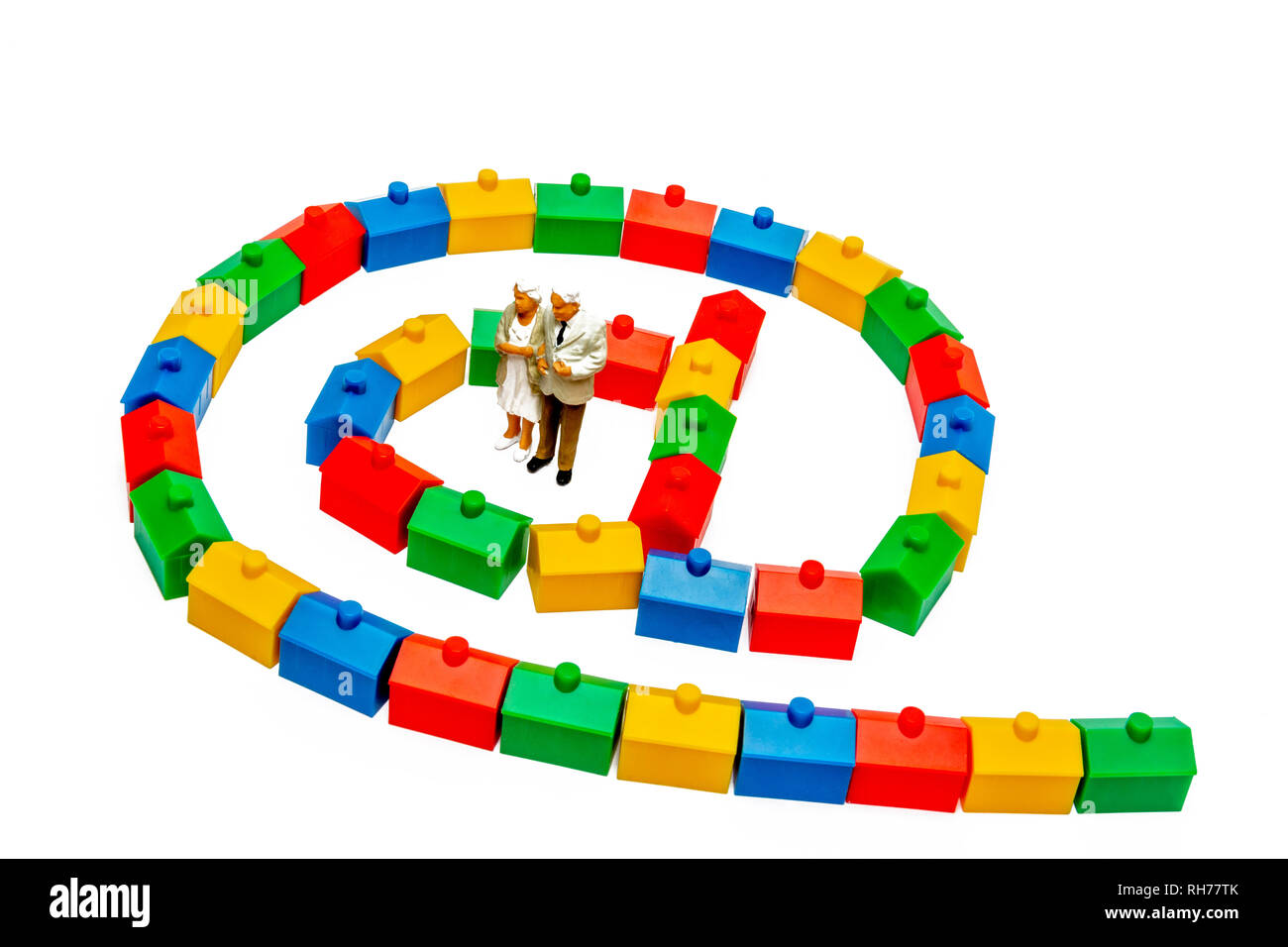 Symbolic internet and email symbol Stock Photo - Alamy