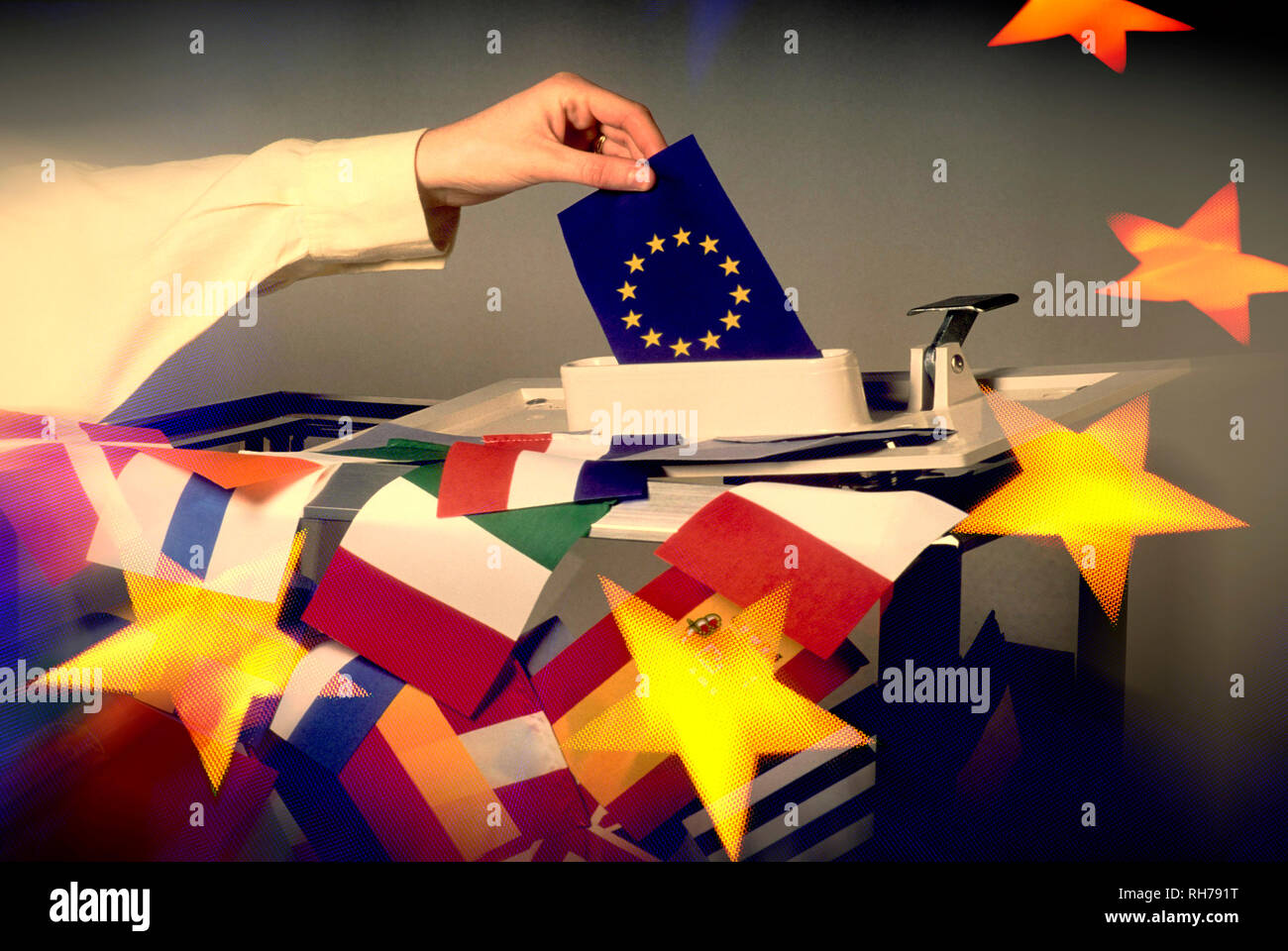 Concept eu voting hi-res stock photography and images - Alamy