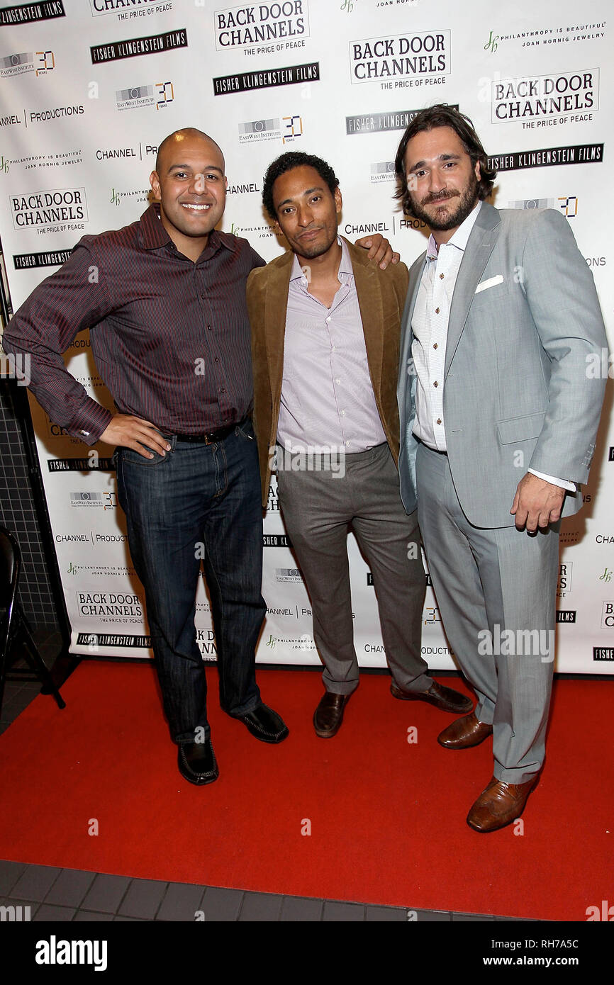 New York, USA. 18 Sep, 2011. Jason Oshiokpekhai, Matthew Tollin, Sergio ...