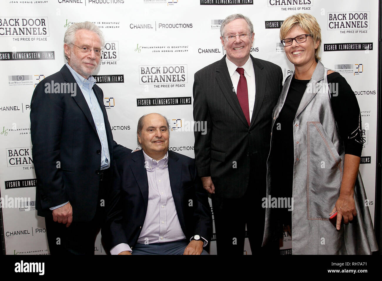 New York, USA. 18 Sep, 2011. Wolf Blitzer, Leon Charney, Steve Forbes ...