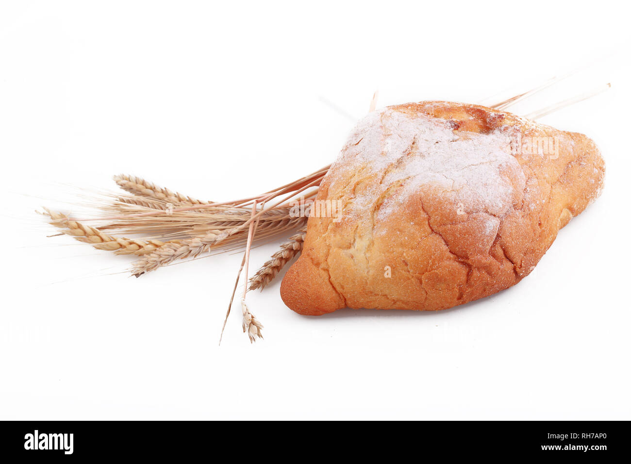 Homemade pastries on a white isolated background Stock Photo - Alamy