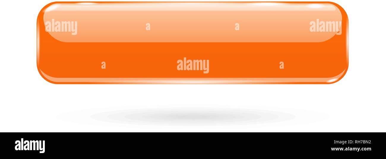 Orange Rectangle Button