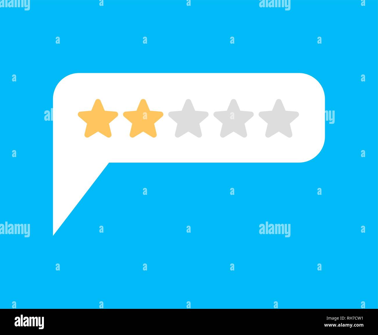 Two stars customer feedback hi-res stock photography and images - Alamy