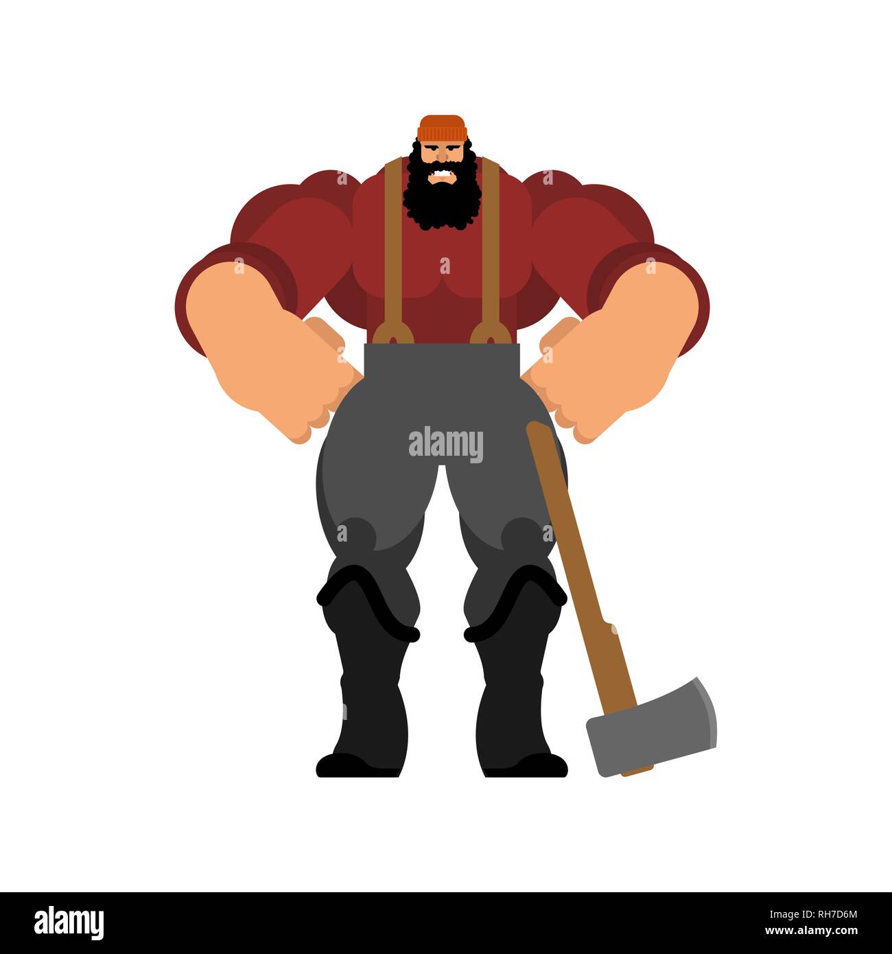 Woodman cartoon Cut Out Stock Images & Pictures - Alamy