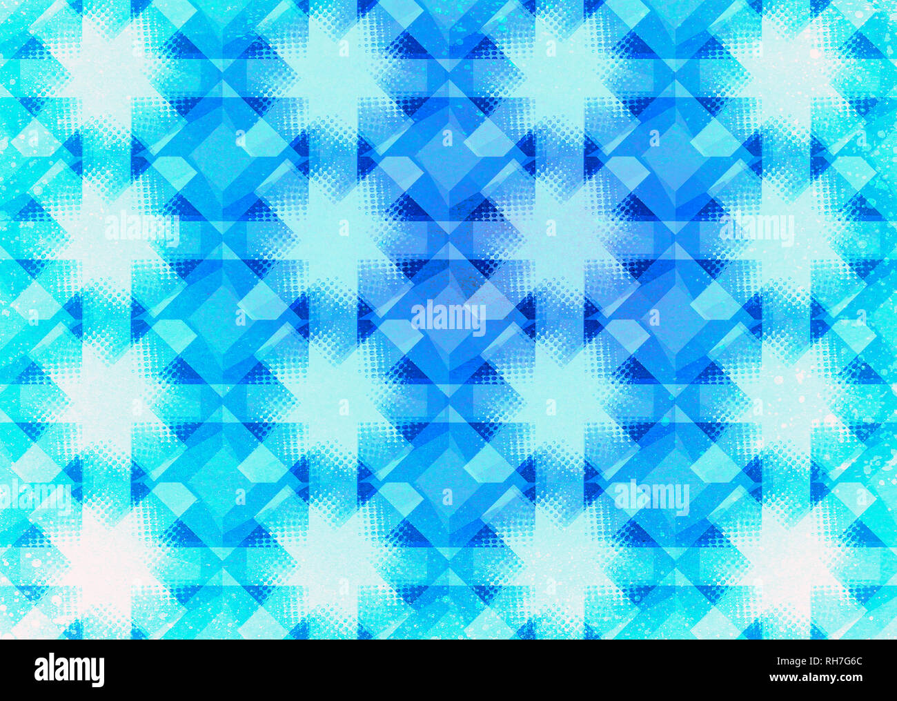 Blue star pattern hi-res stock photography and images - Alamy