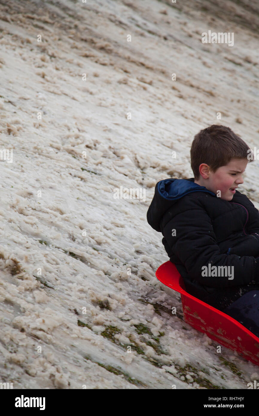 Sledge slope hi-res stock photography and images - Alamy