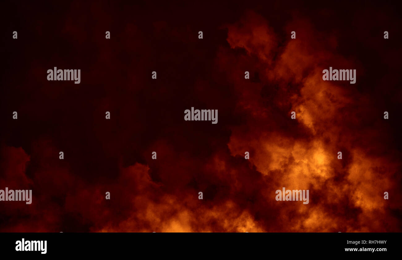 Fire moke texture overlays on isolated background. Misty background ...