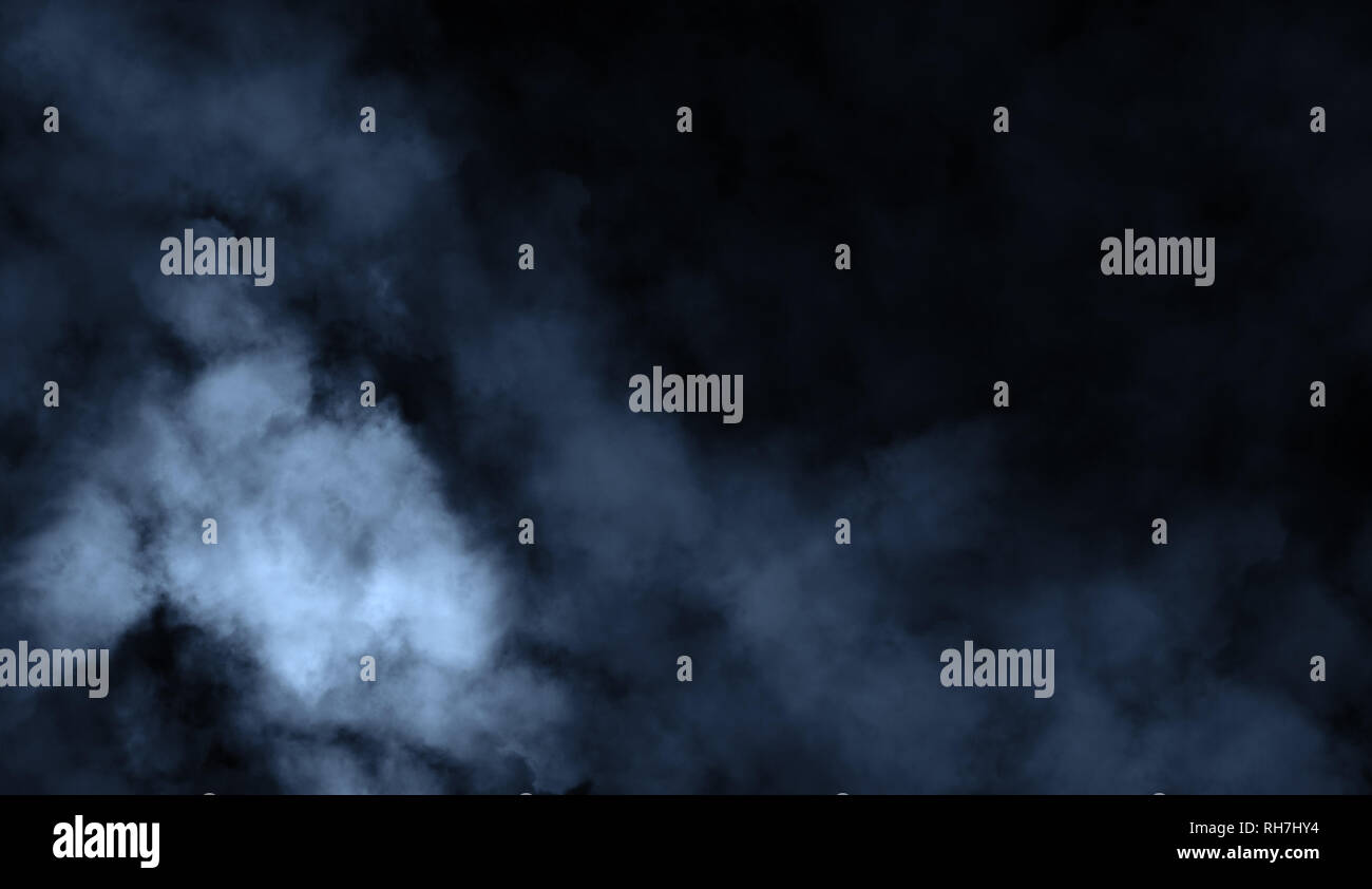 Abstract smoke mist fog on a black background. Texture. Design element ...