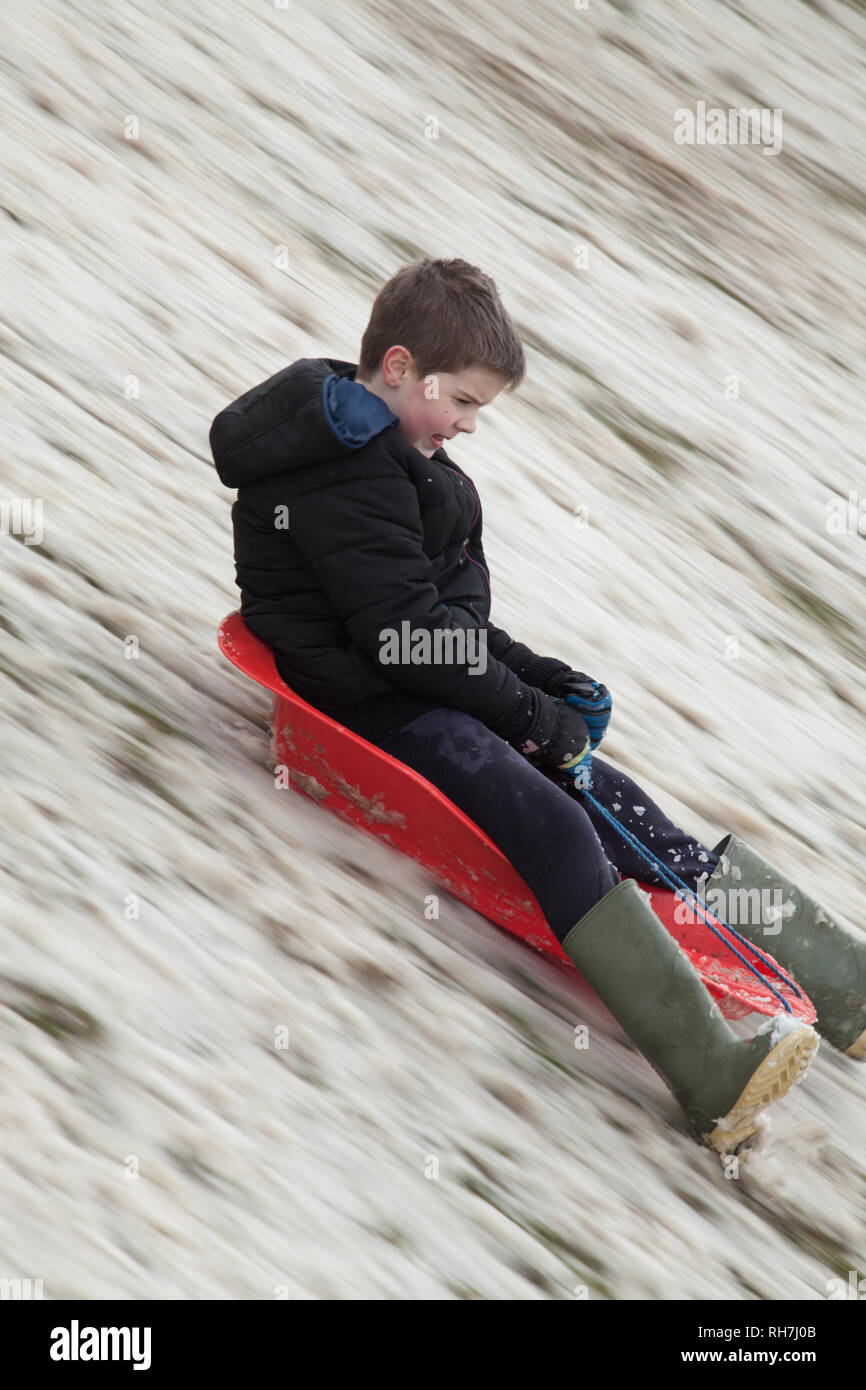 Sledge slope hi-res stock photography and images - Alamy