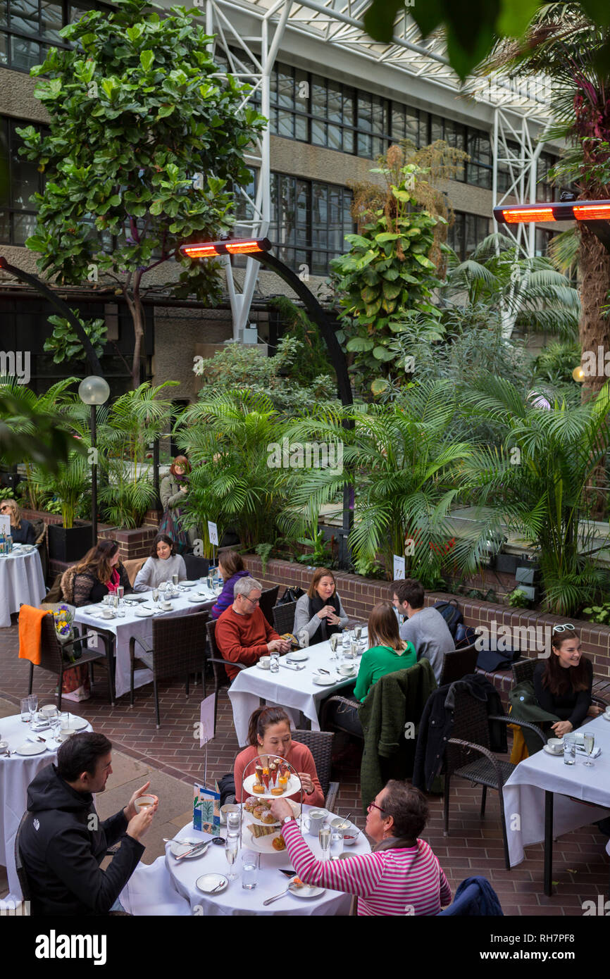 Barbican conservatory cafe hi-res stock photography and images - Alamy