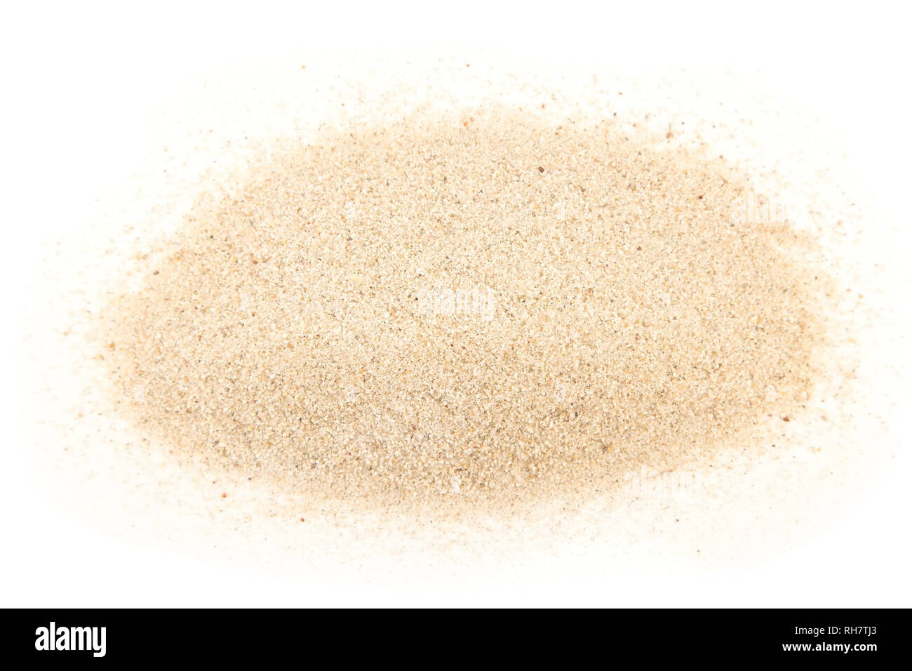 Sand on a white background Stock Photo - Alamy