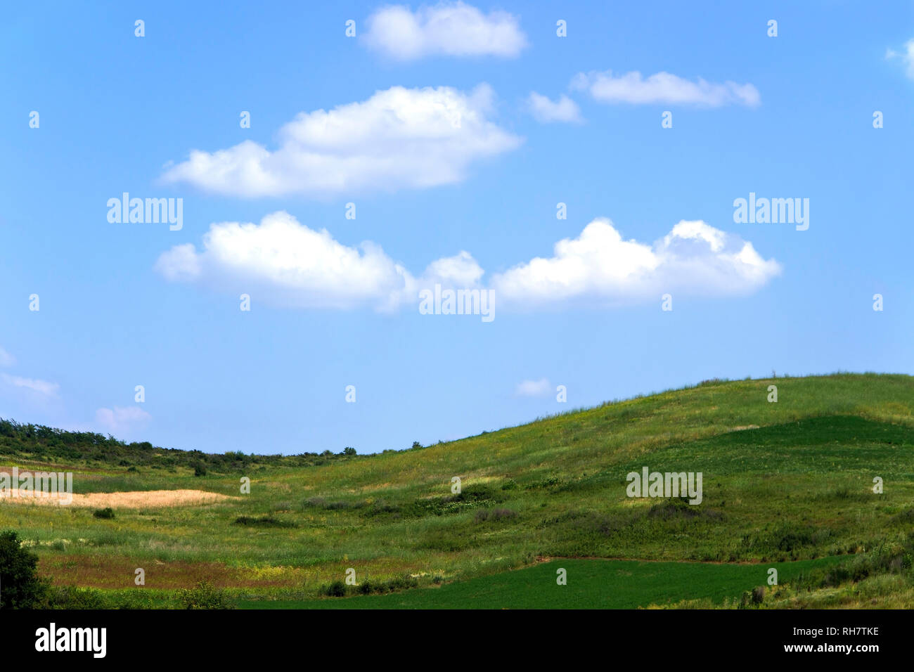 Landscape with the blue sky Stock Photo - Alamy