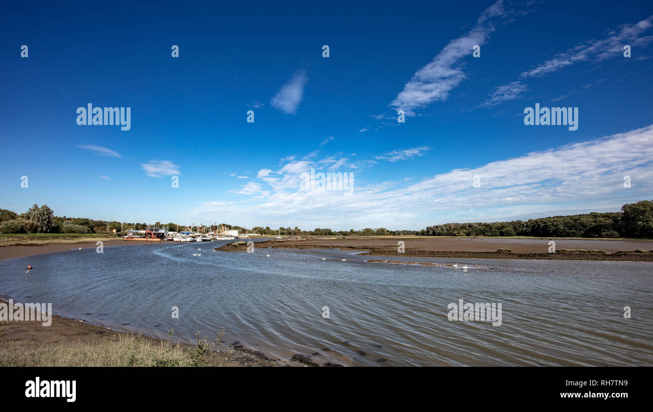 The wide river Stock Photo - Alamy