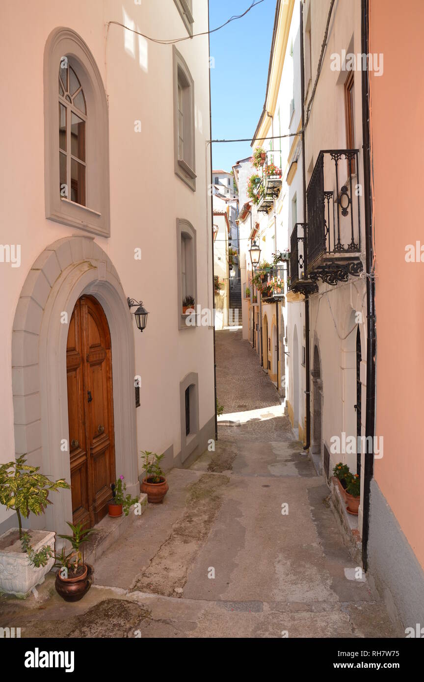 The town of Rivello Stock Photo - Alamy