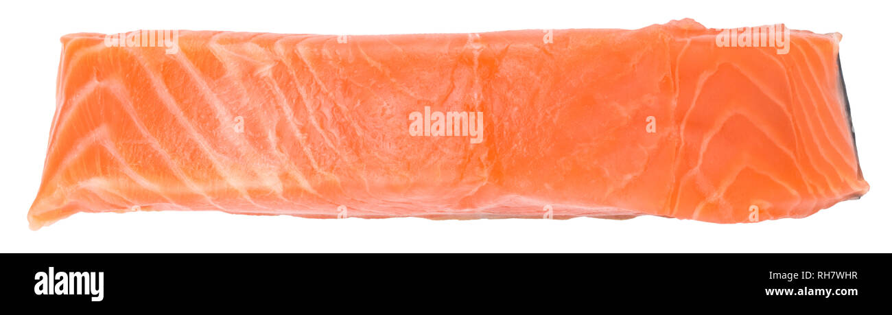 Fillet of trout isolated on white background Stock Photo - Alamy