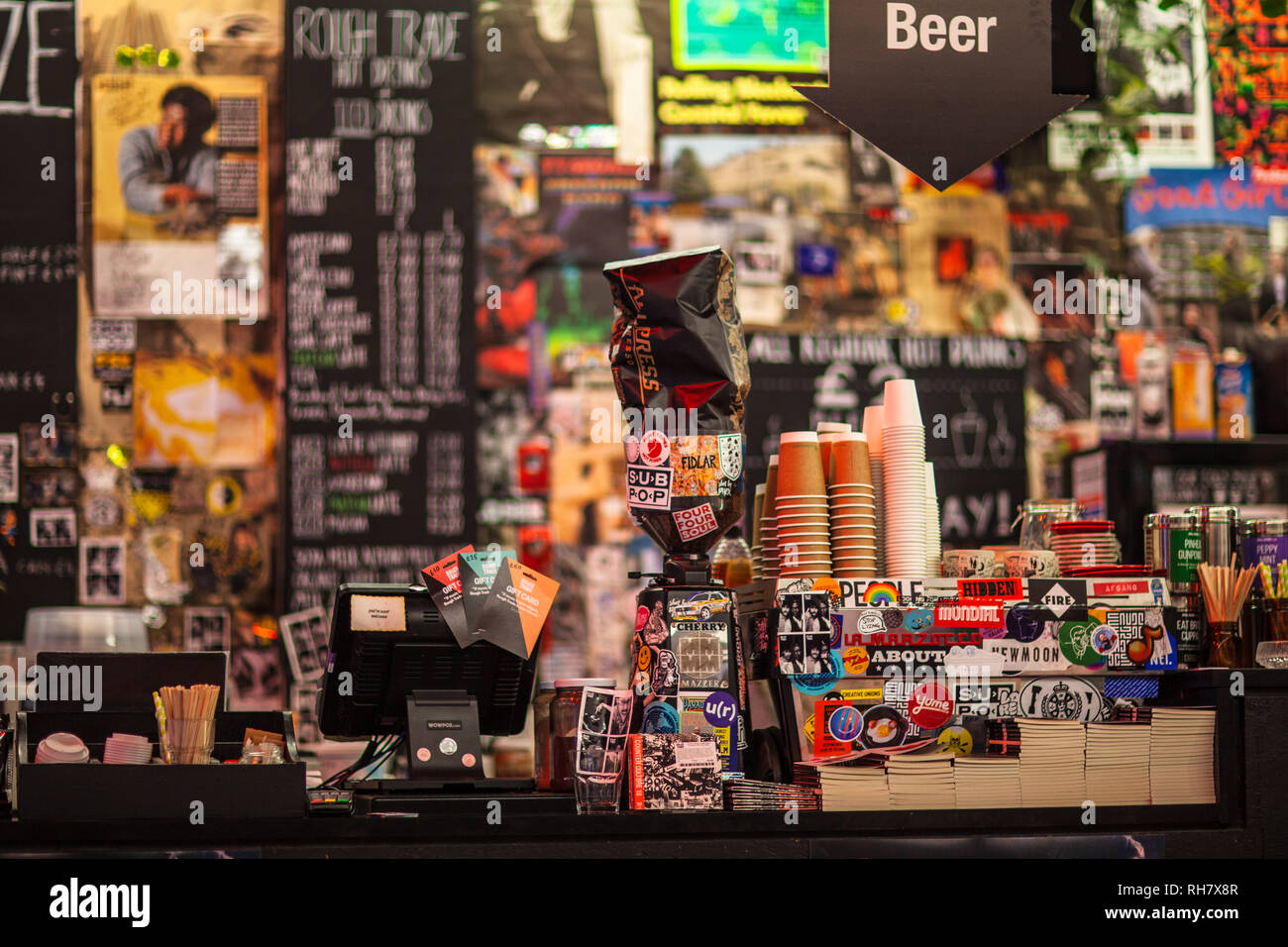 Rough Trade East Record Shop and Cafe - The coffee shop at Rough Trade ...